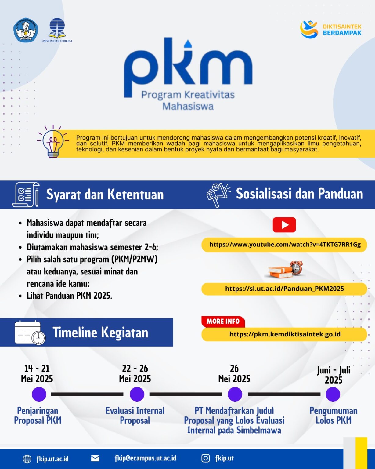 PKM 2025 – FKIP – Universitas Terbuka